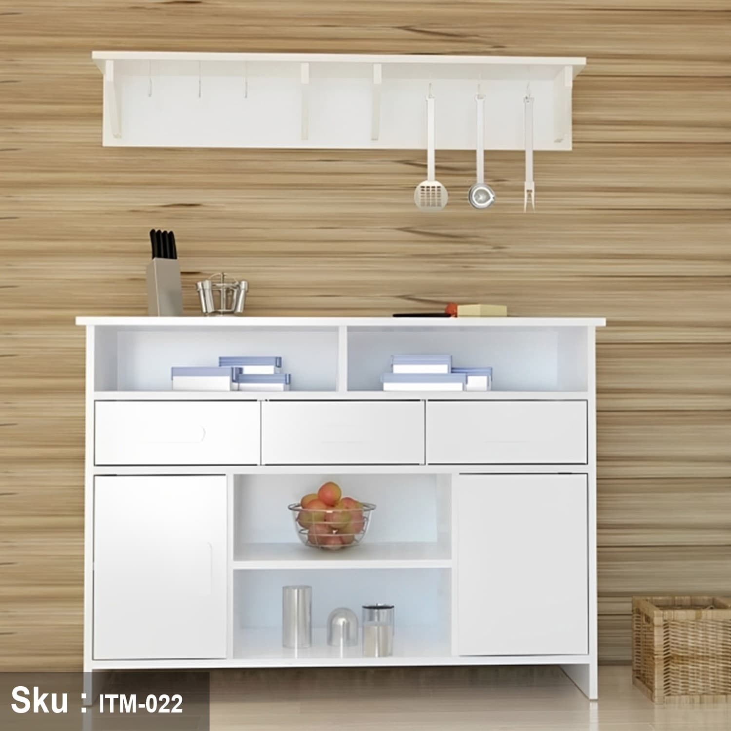 Spanish MDF Wood Storage Unit - ITM-022 - 90cmX120cm – Oscar Furniture