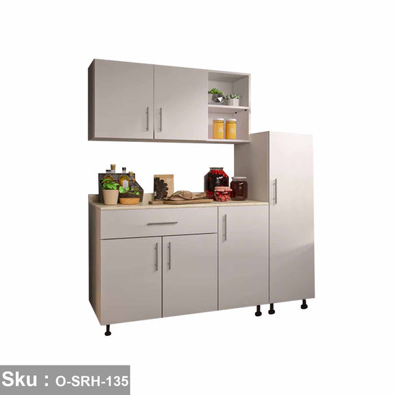 High quality MDF wood 3 piece kitchen - O-SRH-135 – اوسكار للأثاث