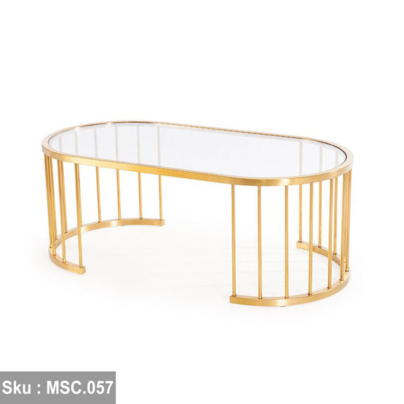 Adeline coffee table 100 * 45 glass – اوسكار للأثاث